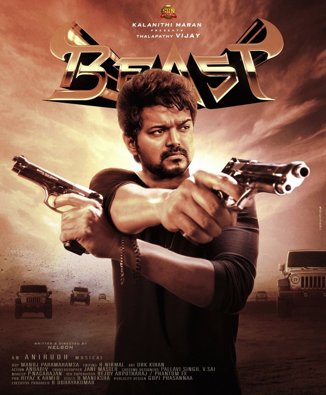 Thalapathy Forever: Beast Fanmade Posters & Arts
