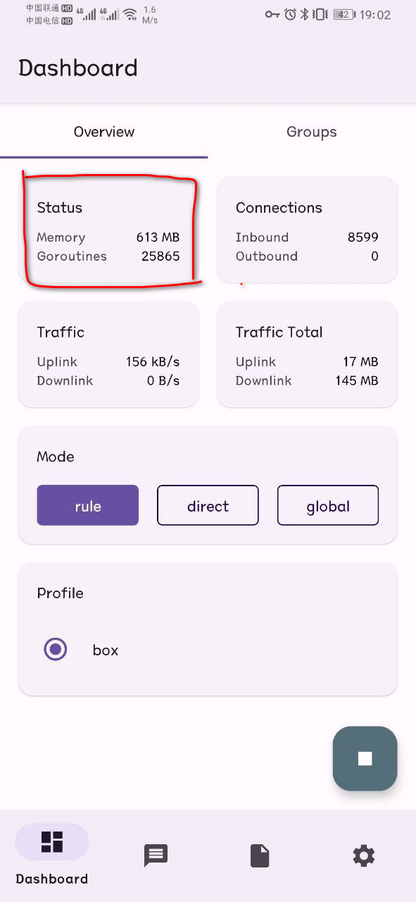Android内存占用过大问题 · Issue #1156 · SagerNet/sing-box · GitHub