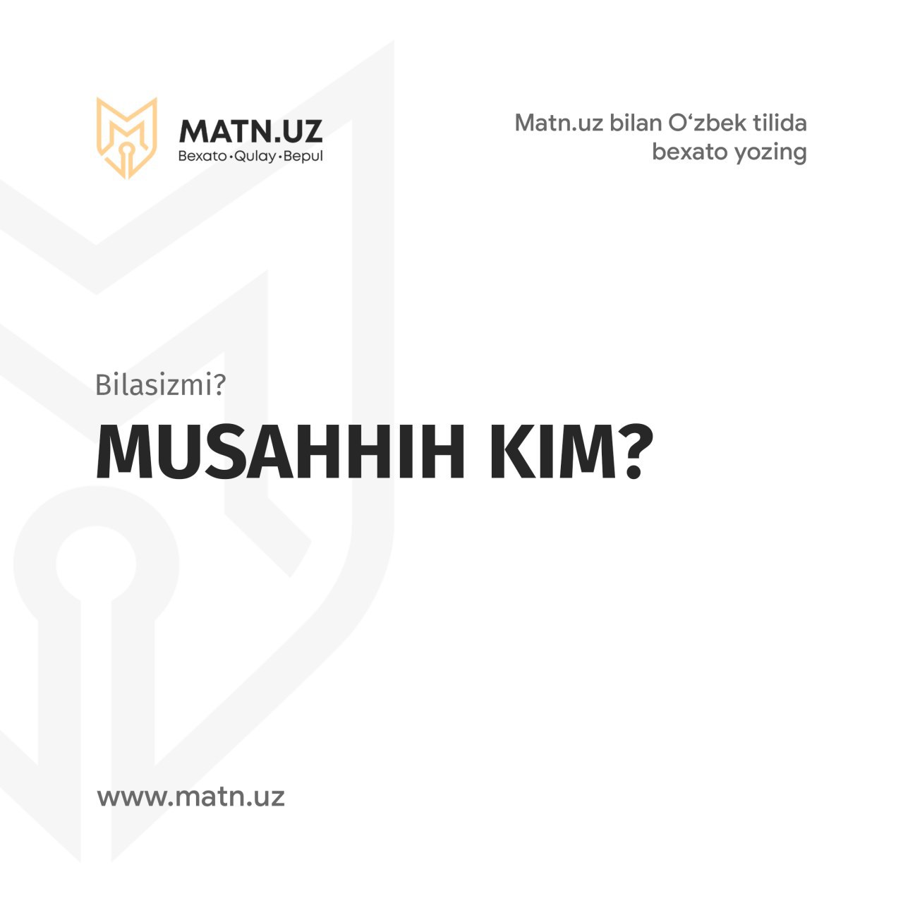 Matn.uz – Telegram