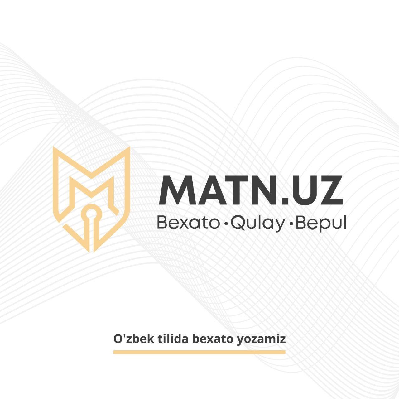 Matn.uz – Telegram