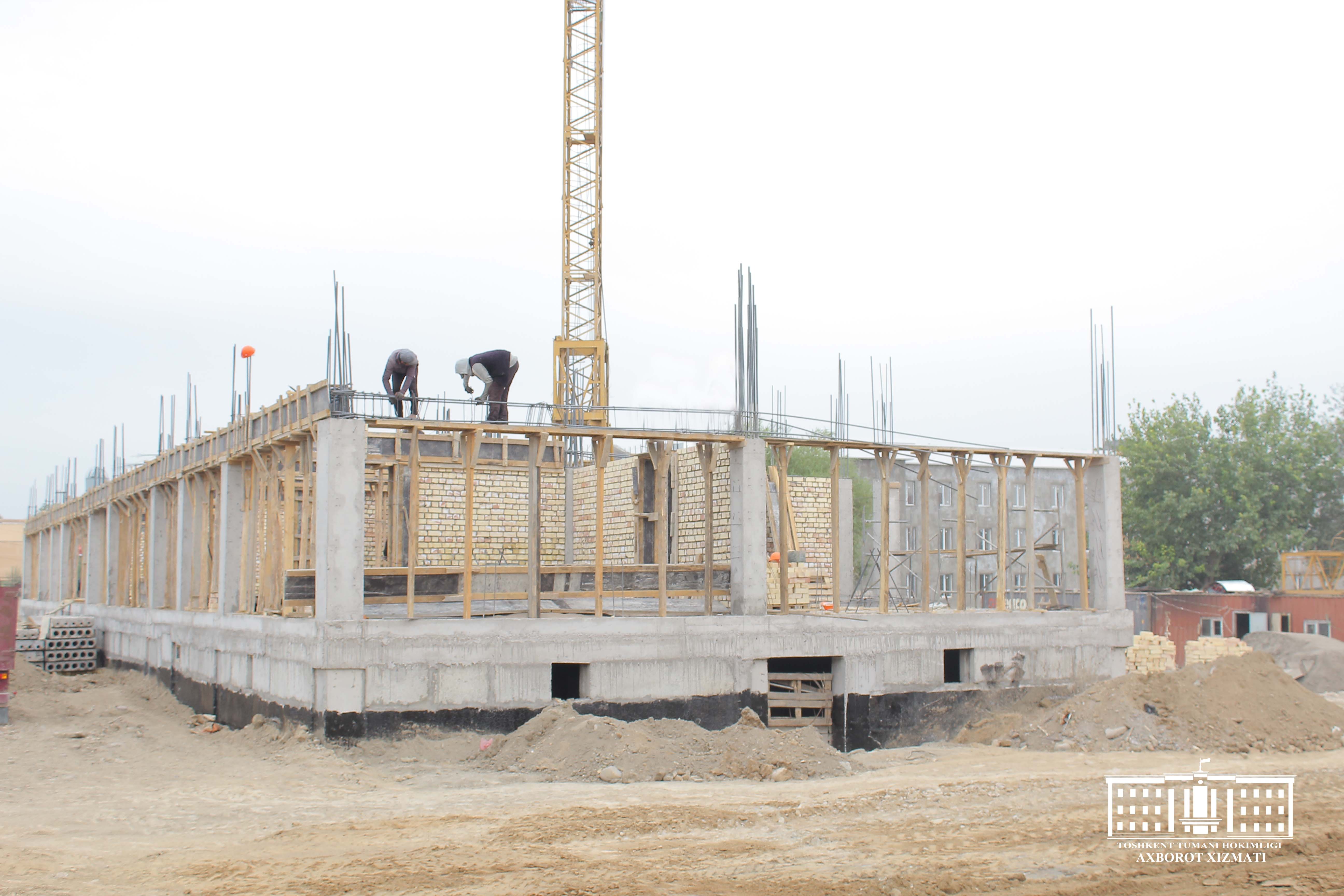 Тошкент туманида бунёдкорлик ишларининг кўлами катта - Халқ сўзи