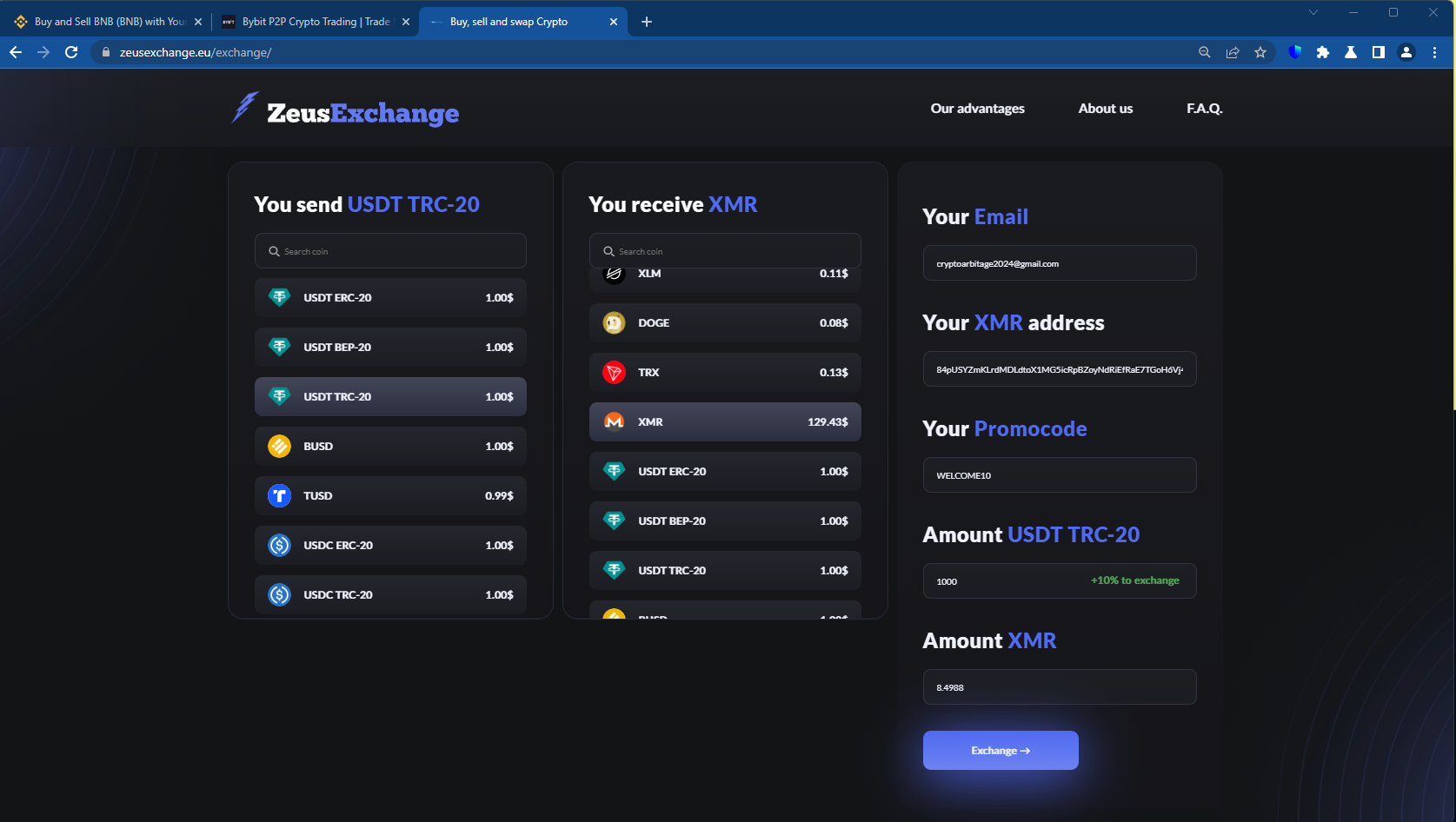 P2P | CRYPTO ARBITRAGE — Teletype