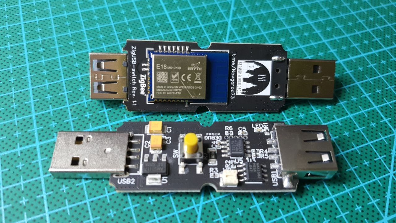 Zigbee USB выключатель — Teletype