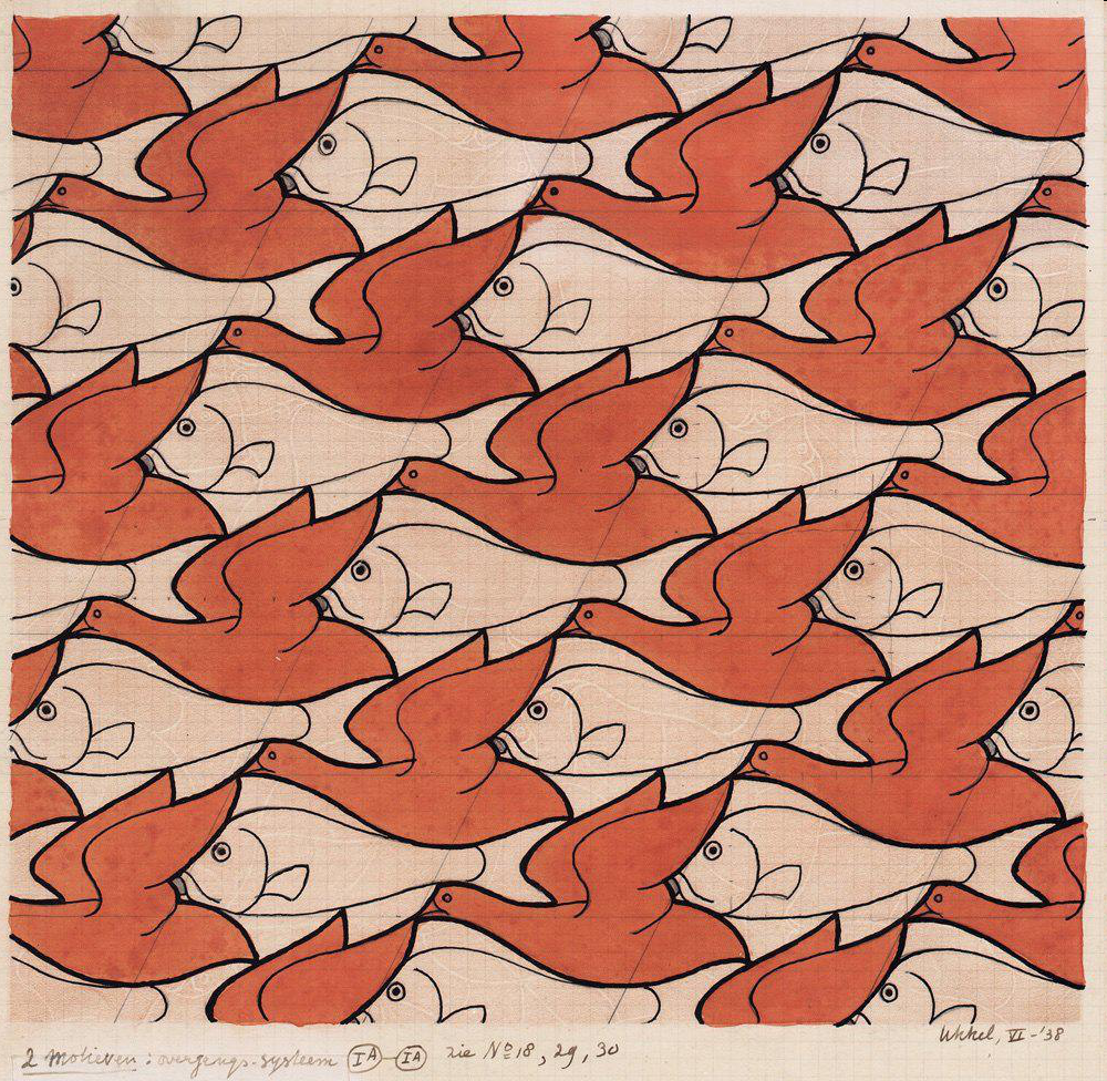 16.- Maurits Cornelis Escher – El Bazar De La Biblioteca Perdida