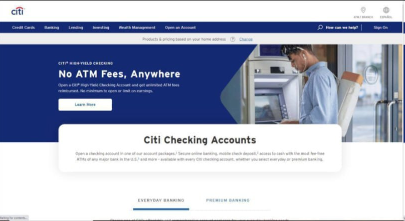 City Bank access method — Teletype