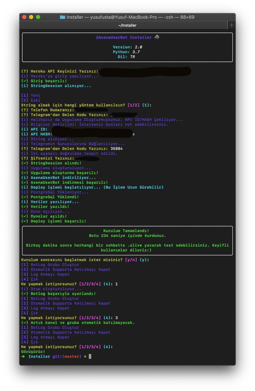 Asena UserBot – Telegram