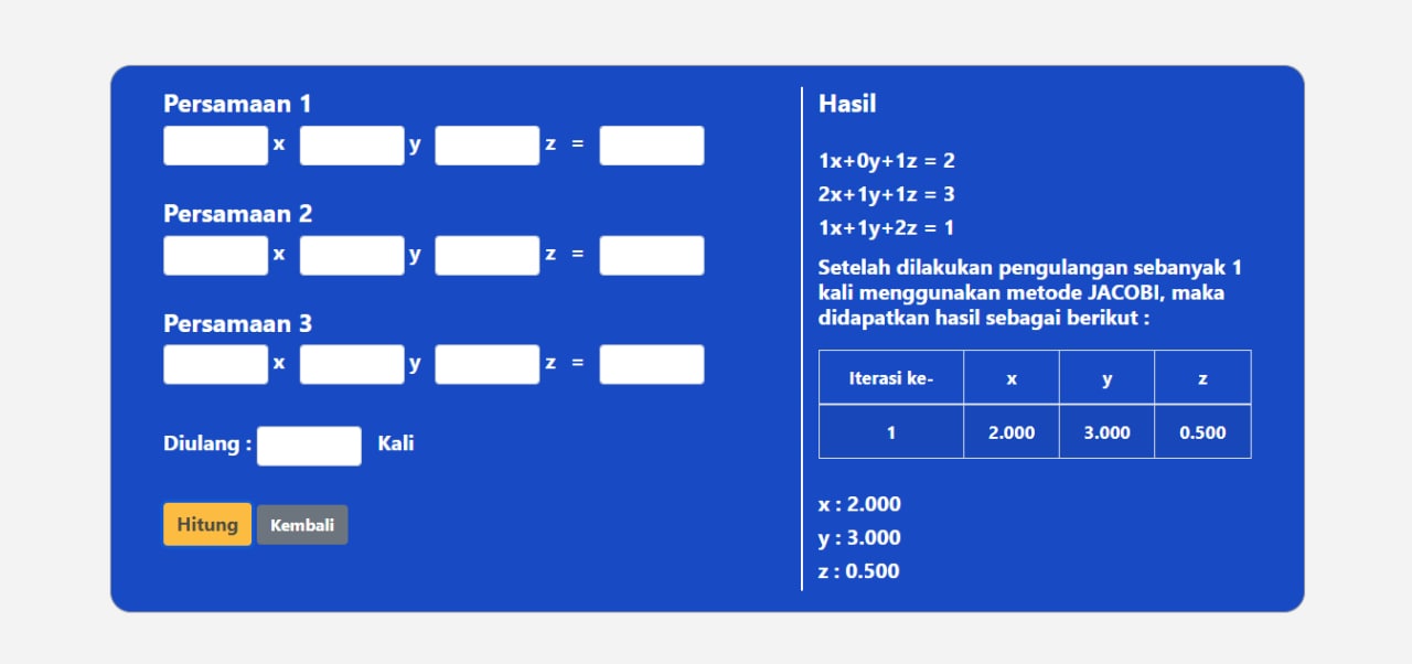 GitHub - jowoiso/literasi-jacobi: Perbaikan UAS - Mata Kuliah Metode Numerik