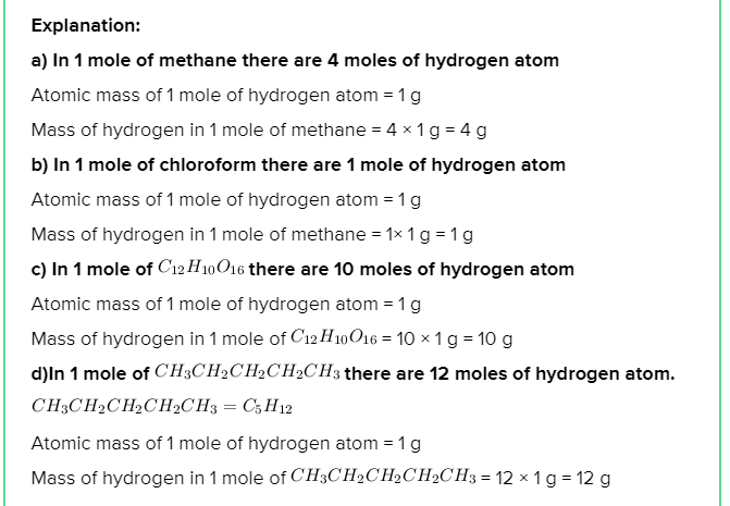 Ch4 Molar Mass