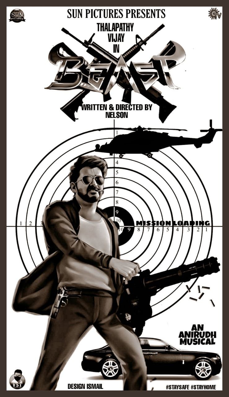 Thalapathy Forever: Beast Fanmade Posters & Arts
