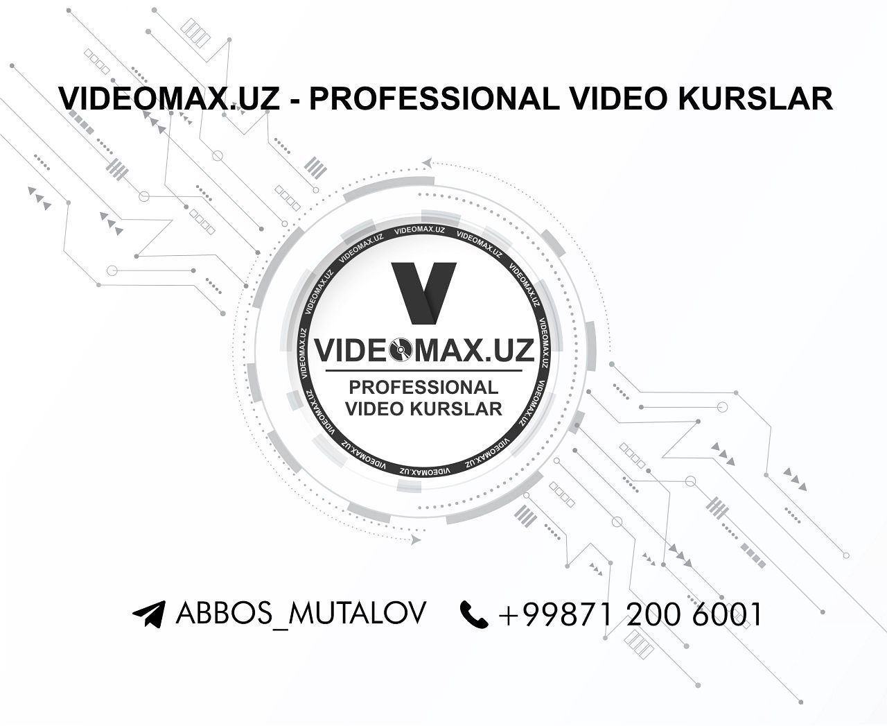 Videomax.uz - Rasmiy Kanal – Telegram