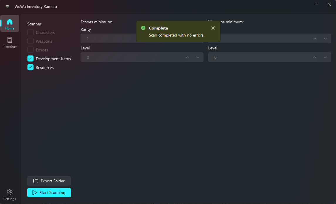GitHub - Psycho-Marcus/WuWa_Inventory_Kamera: Scans Wuthering Waves characters, echoes, weapons ...