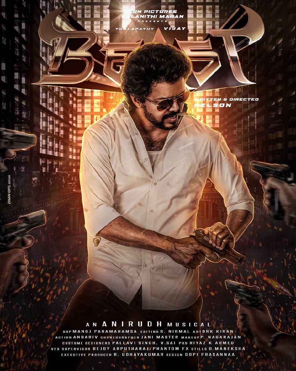 Thalapathy Forever: Beast Fanmade Posters & Arts