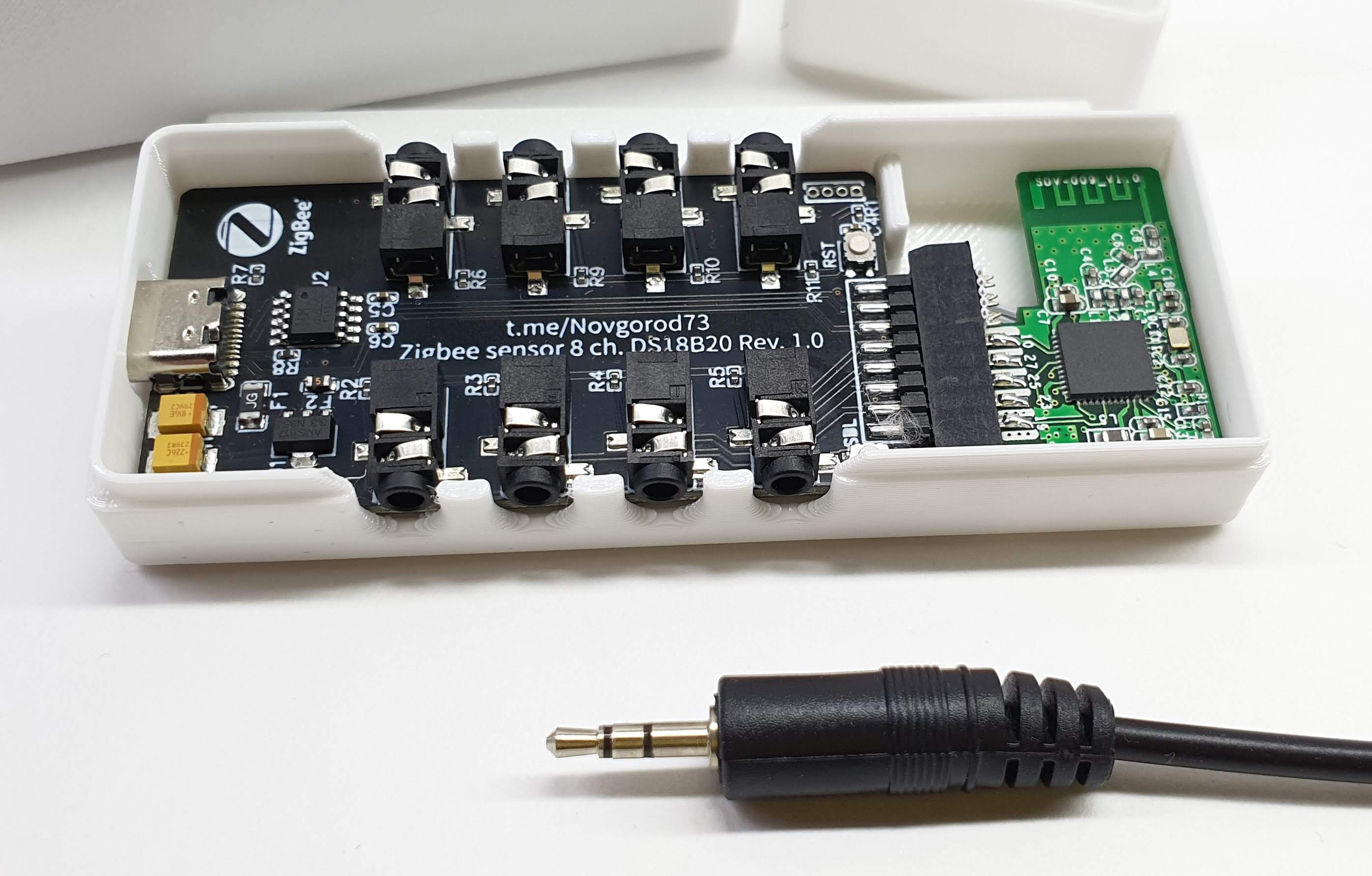 Zigbee датчик температуры 8х — Teletype