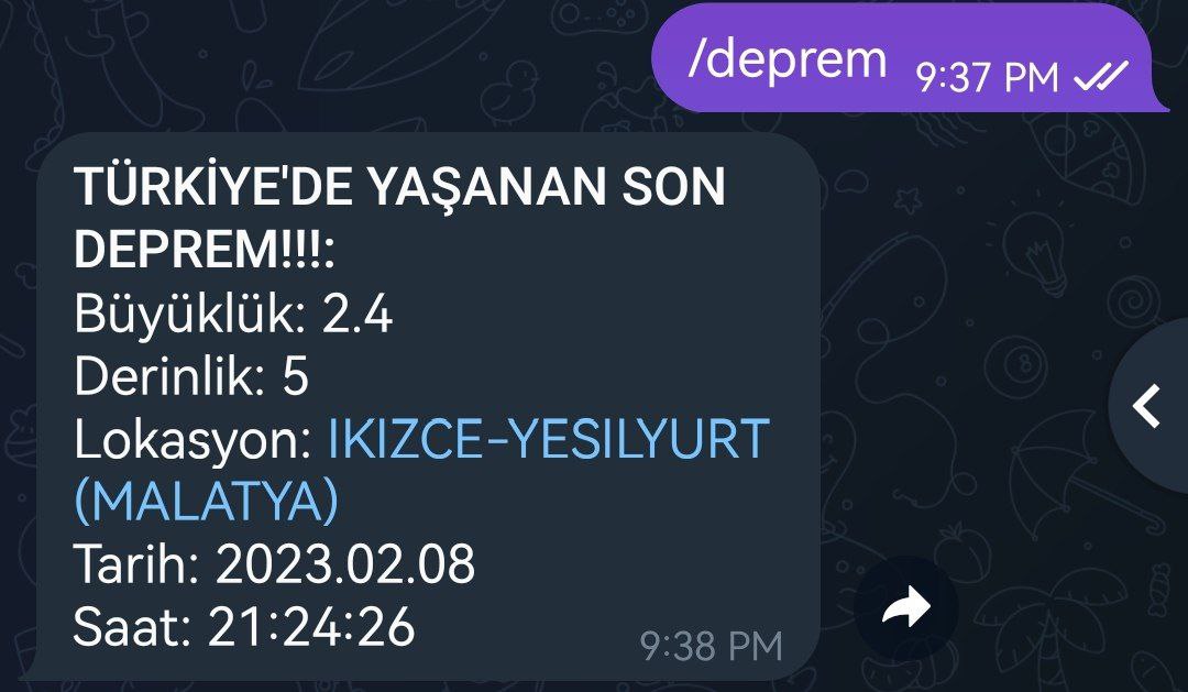 GitHub - ali-mmagneto/Deprem-Telegram-Botu: Türkiyedeki Depremleri Anlık Olarak USGS(https ...
