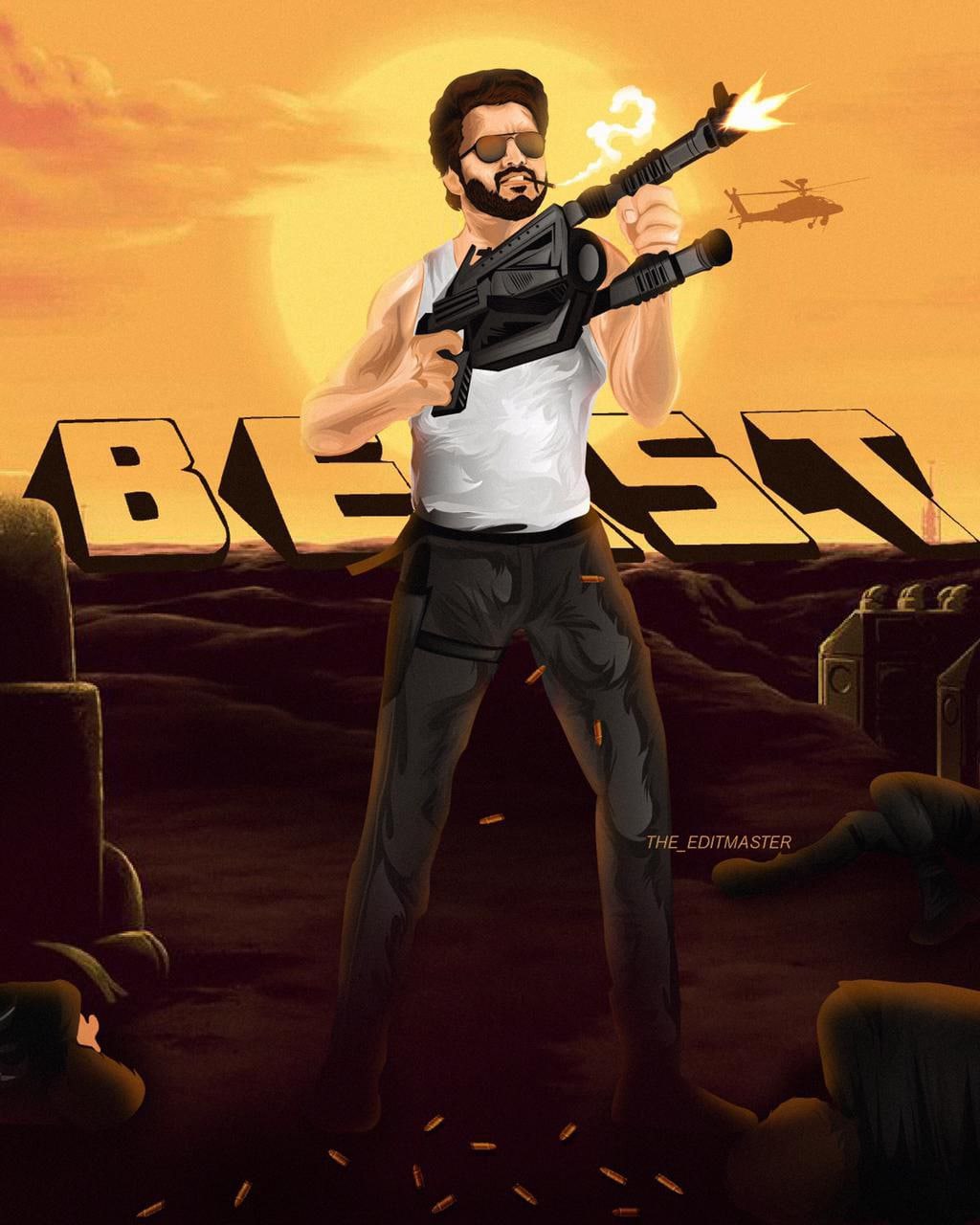 Thalapathy Forever: Beast Fanmade Posters & Arts