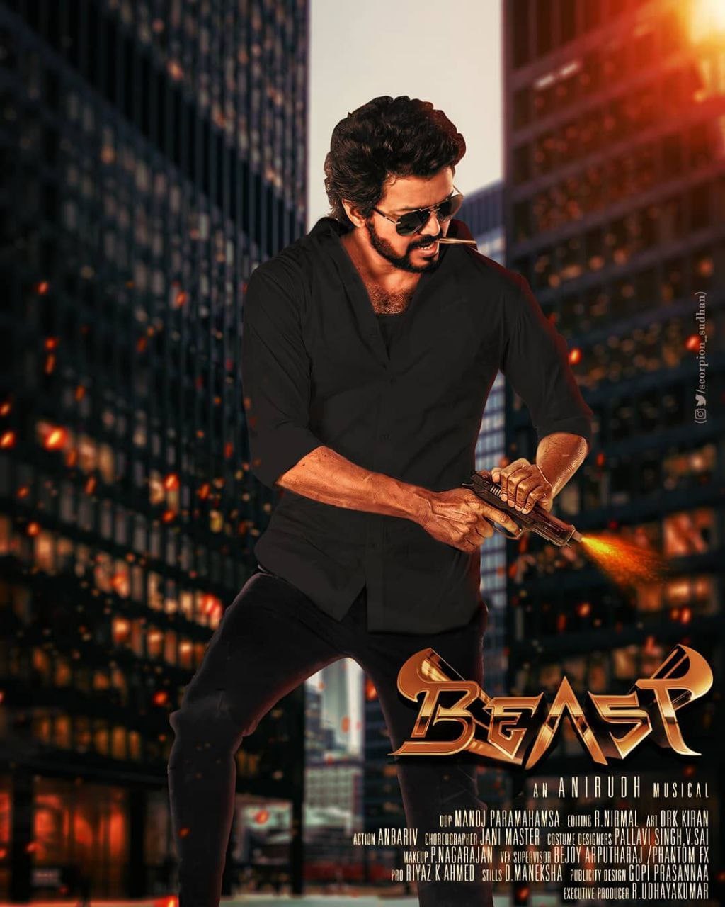 Thalapathy Forever: Beast Fanmade Posters & Arts